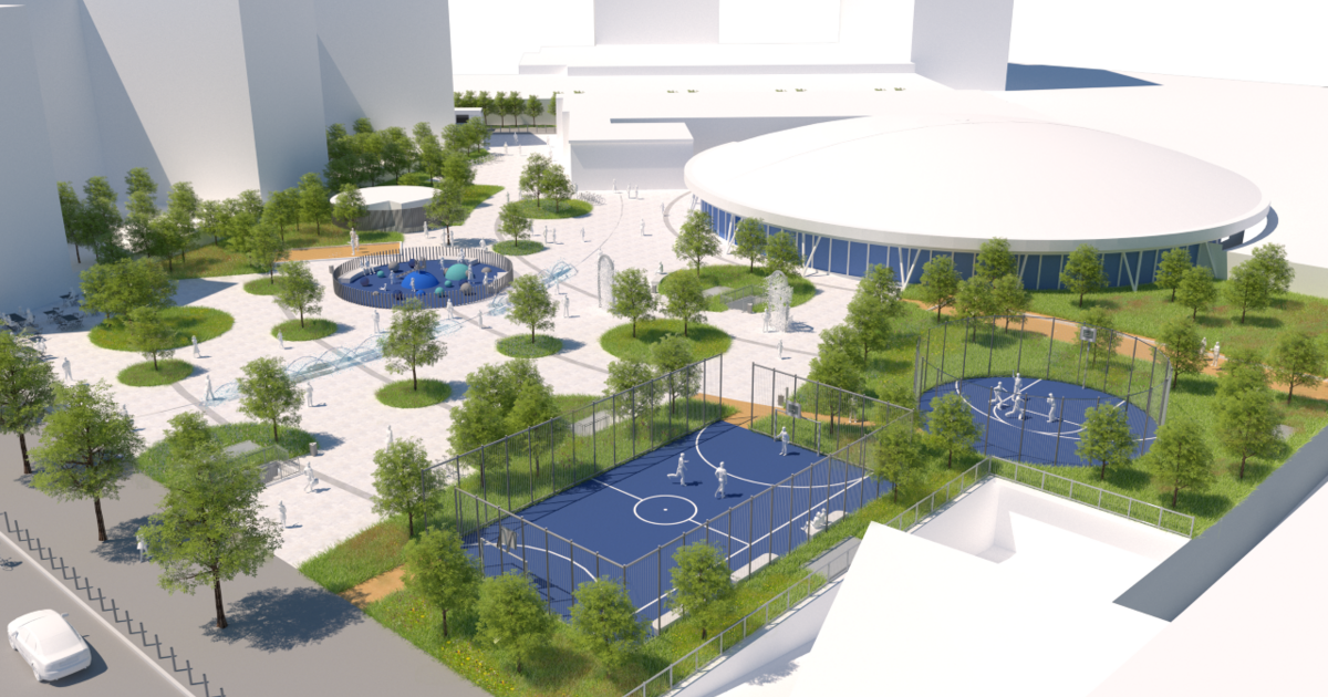 Un stade nautique agrandi et rénové - Ville de Drancy